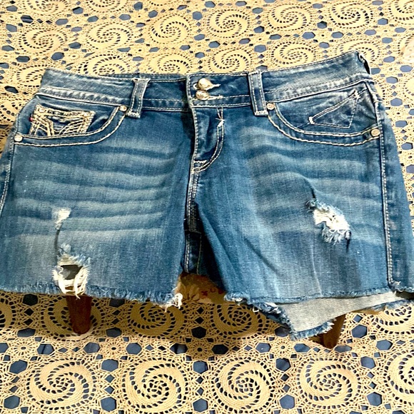 Vigoss | Shorts | Vigoss Distressed Cutoff Denim Shorts | Poshmark